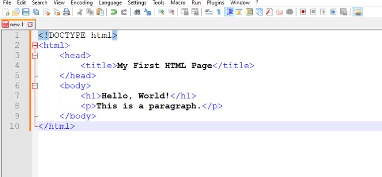 HTML Getting Started - Editors, HTML file - W3Scoop